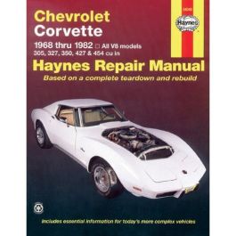 1968-82 Corvette Haynes Manual at Muscle Car Parts NZ